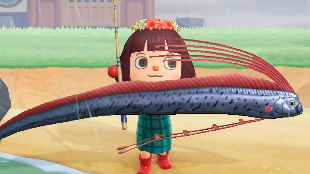 Animal Crossing New Horizons Oarfish ACNH - YouTube