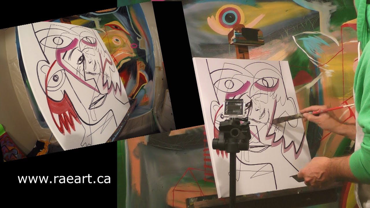 GoPro Hero3+ Time Lapse SPEED ART Painting by RAEART - YouTube