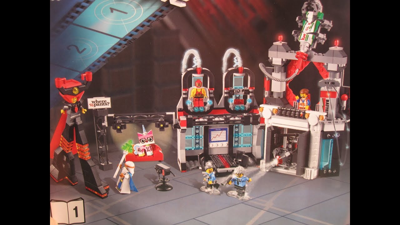 The lego movie LORD BUSINESS' EVIL LAIR 70809 TIMELAPSE - YouTube