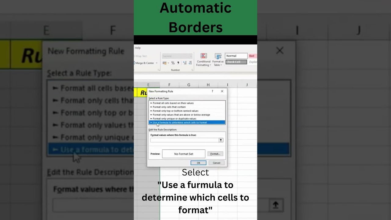 Automatic Borders In Excel 2023 shorts short viral comedy Automatic Borders In Excel 2023 shorts short viral comedy