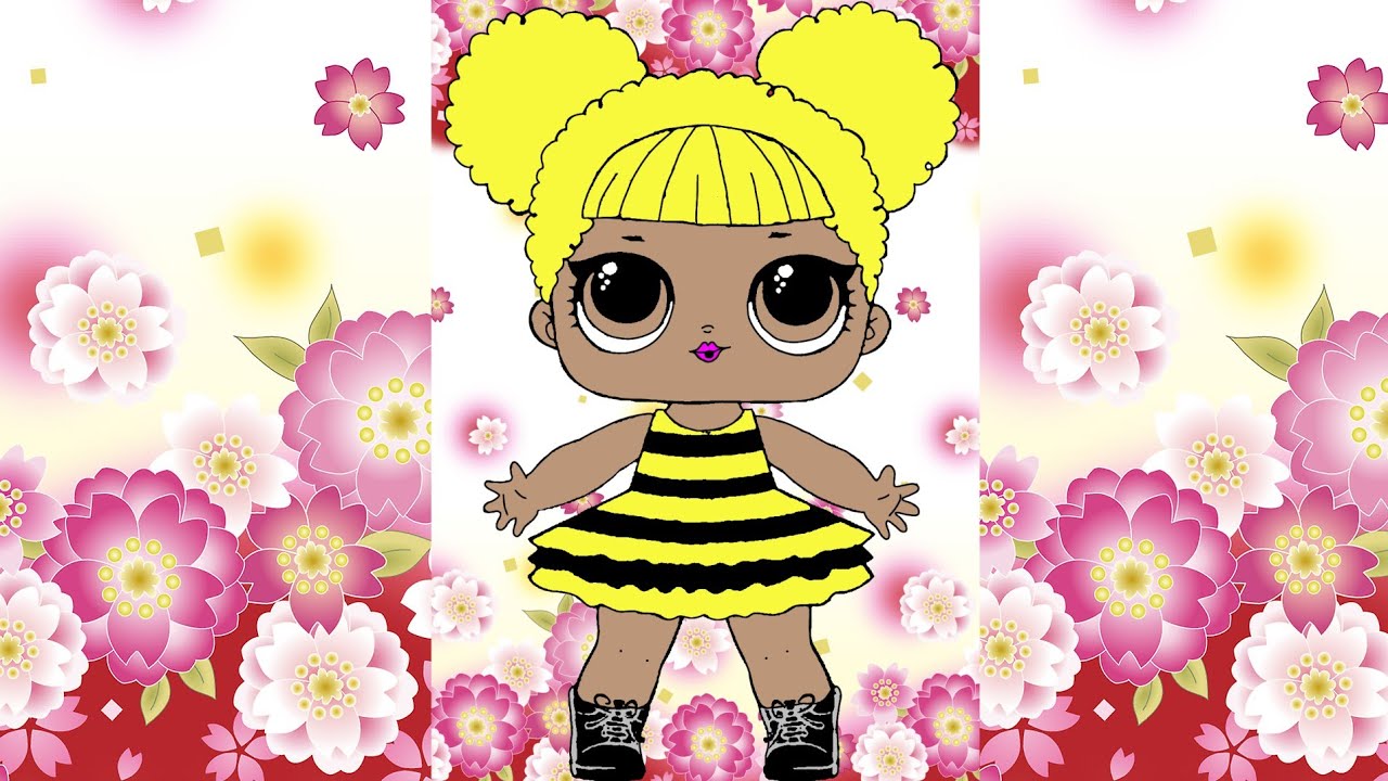 Coloring Queen Bee | L.O.L. Surprise! Doll | ibisPaint X | Kimora - YouTube