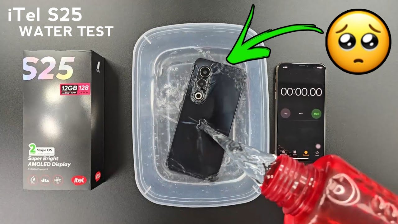 iTel S25 iP54 Waterproof Test 💧💦- Let's See if iTel S25 is Waterproof ...