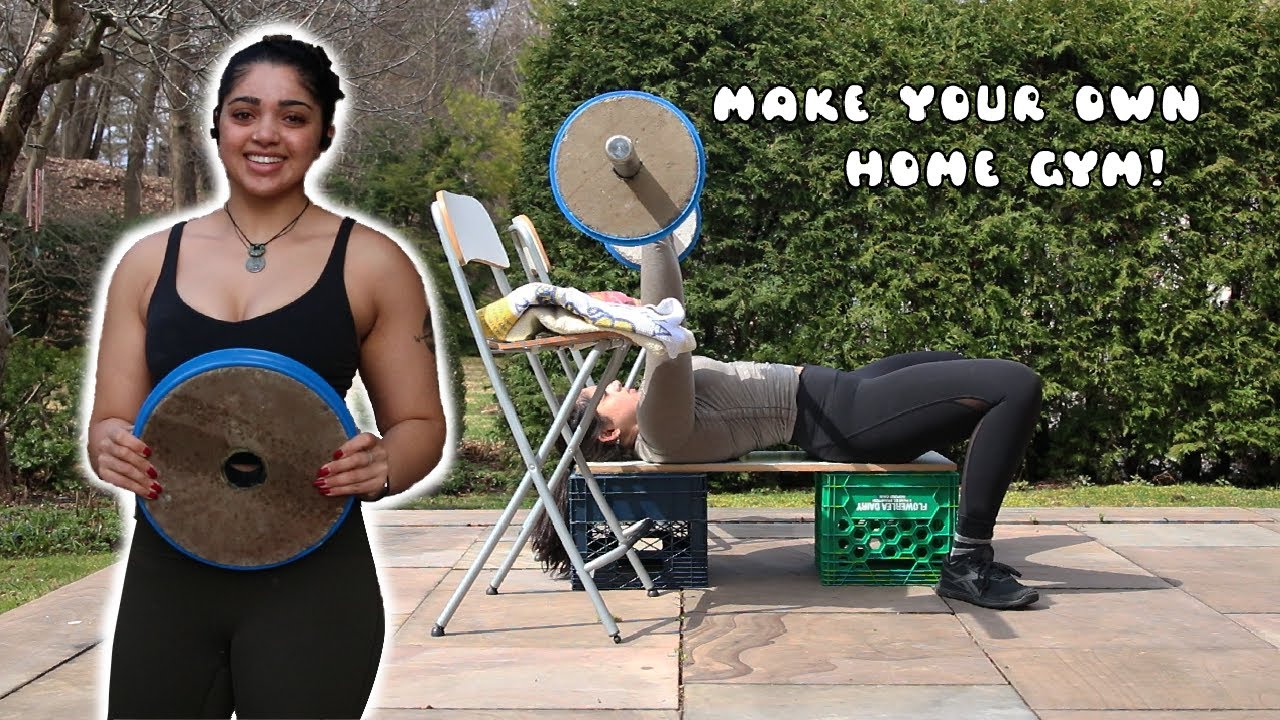 Make Your Own Concrete WEIGHT PLATES - YouTube