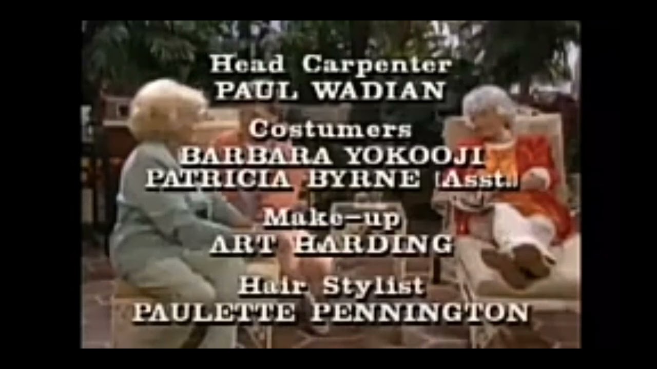 The Golden Girls End Credits (For Colleen Ford/Tyler Fox/Cory Russell ...