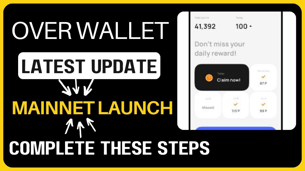 Over Protocol Latest Update|| Over Wallet Mainnet Launch|| Over Wallet ...