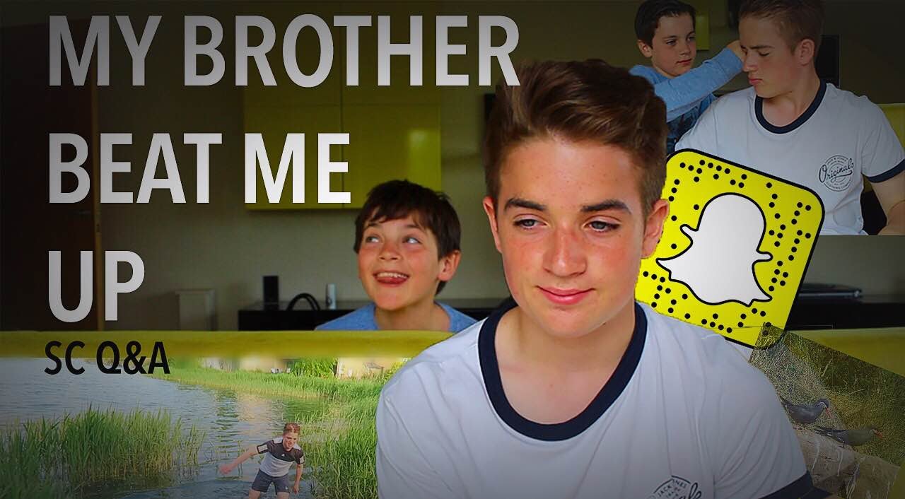 MY BROTHER BEAT ME UP!! - YouTube