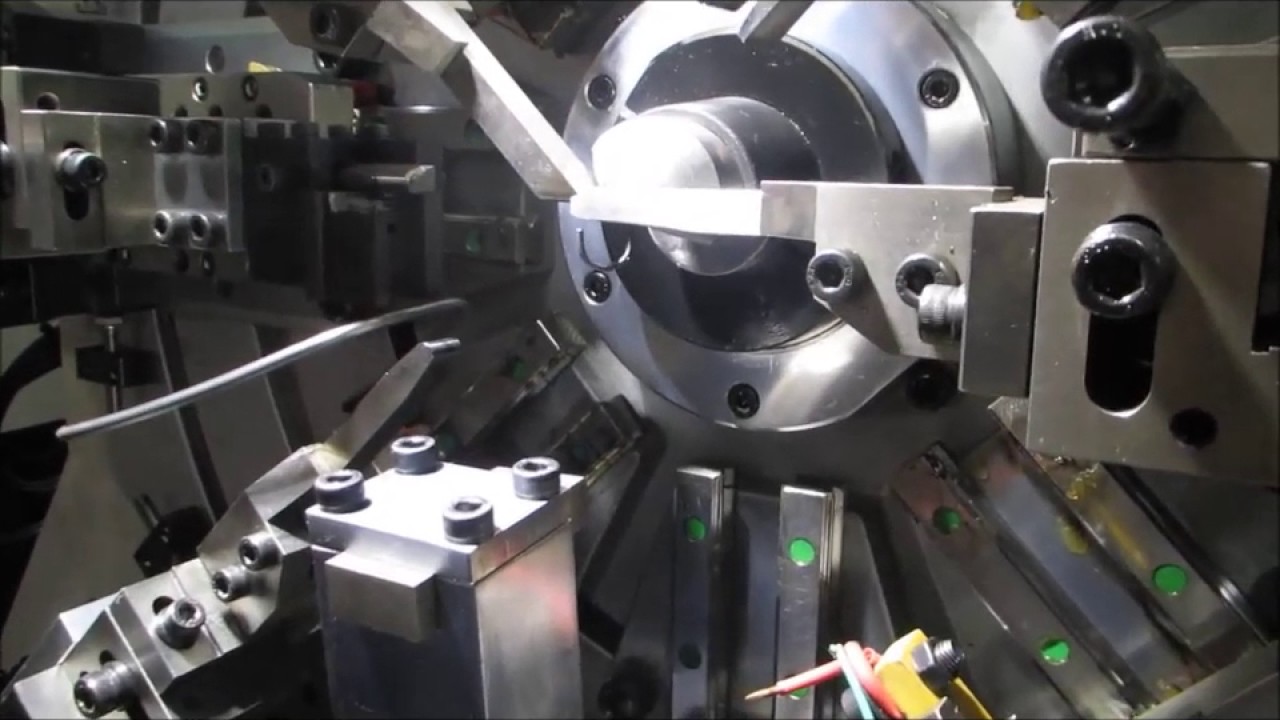 Vinston US CNC 12-450R Camless Multi-Axis Rotary Wire Spring Former ...