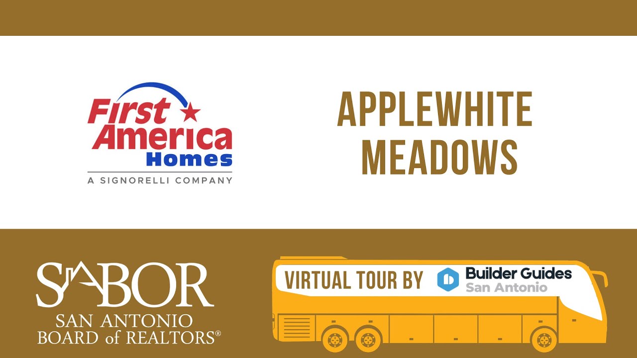 First America Homes in Applewhite Meadows - 2023 SABOR New Homes Tour ...