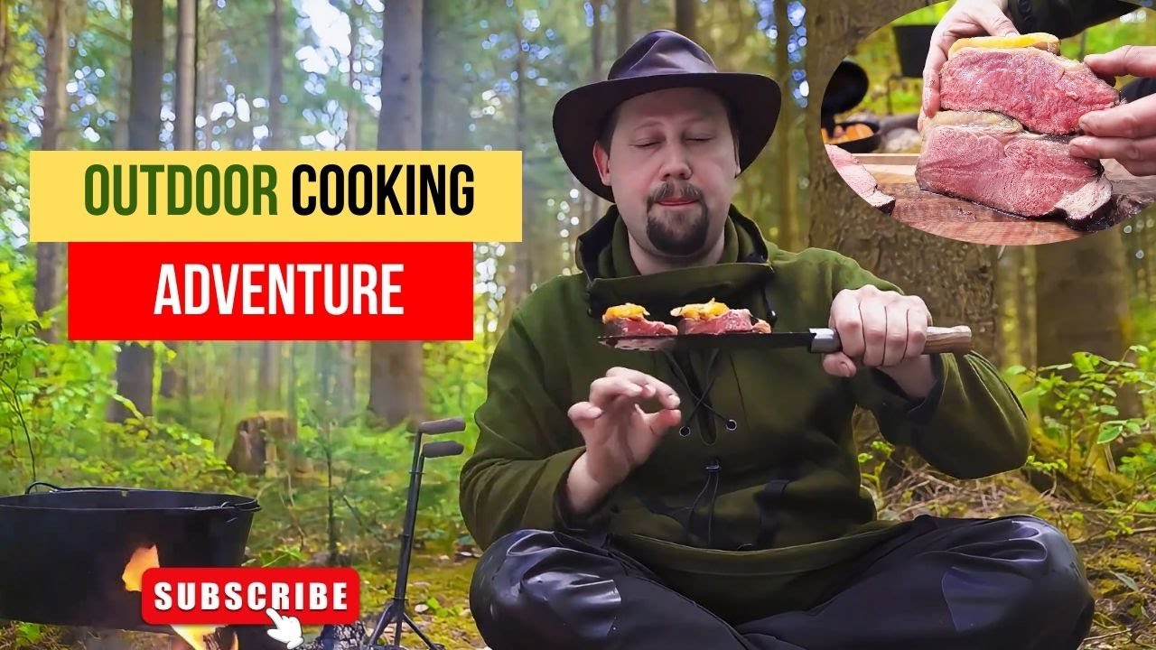 Outdoor Cooking Adventure: Grilling Juiciest Meat Ever 🍖🌿#viral - YouTube
