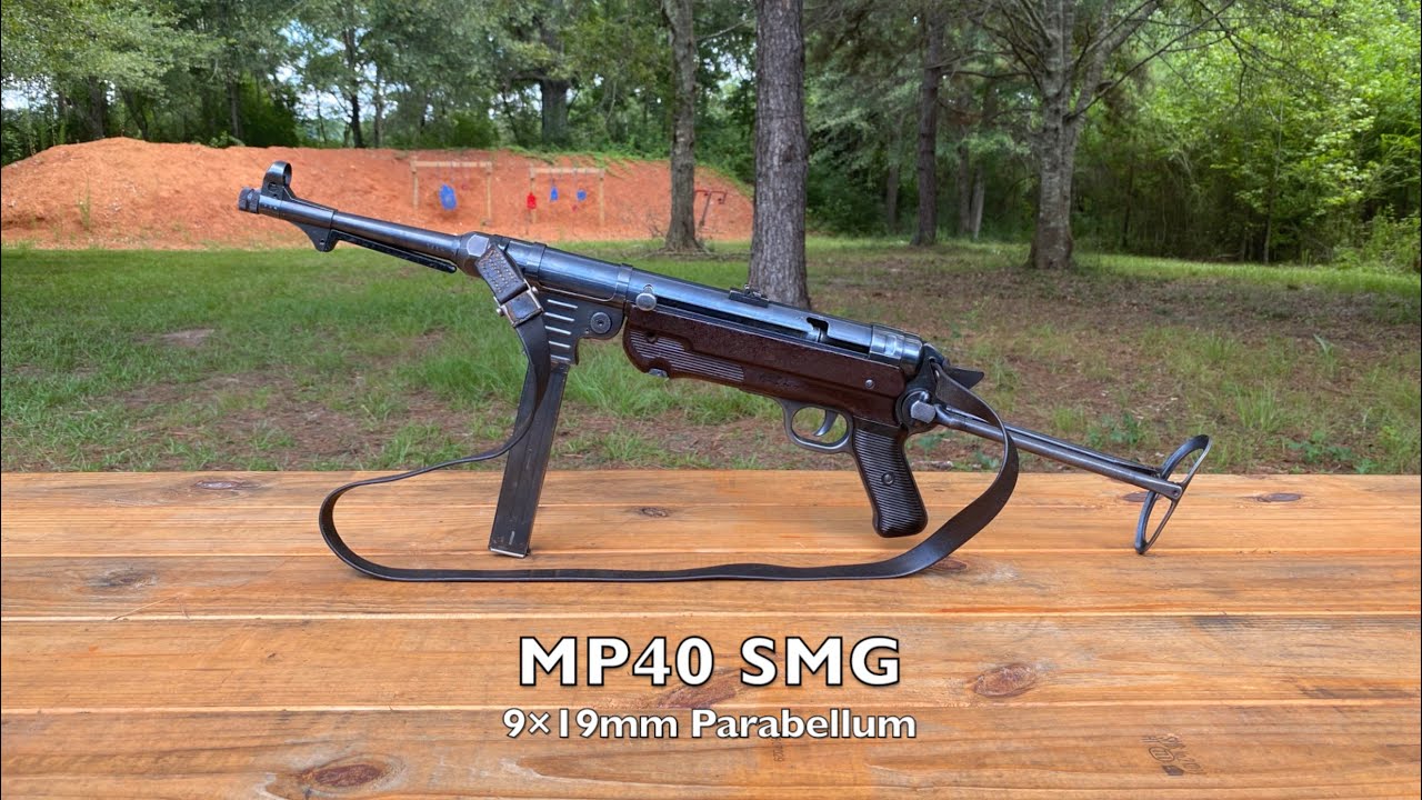 Shooting the MP40 SMG - YouTube