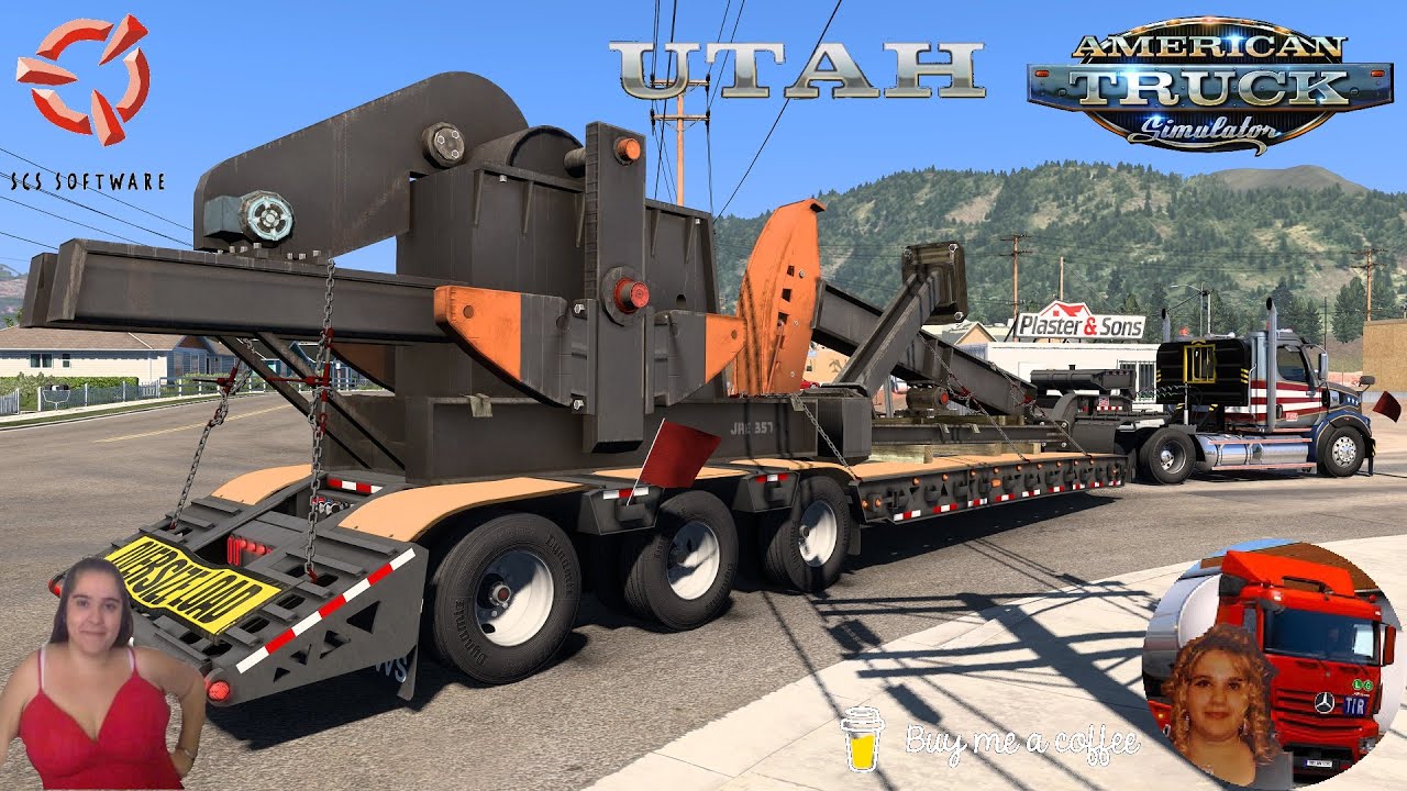 American Truck Simulator (1.49) Trailer BWS Rigid Neck Lowboy + DLC's ...