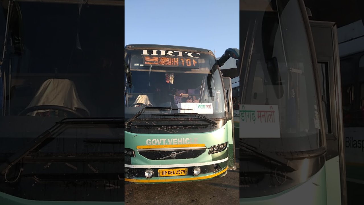 Himsuta Hrtc volvo Chandigarh43 to Manali - 8:30 AM Daily Route From ...