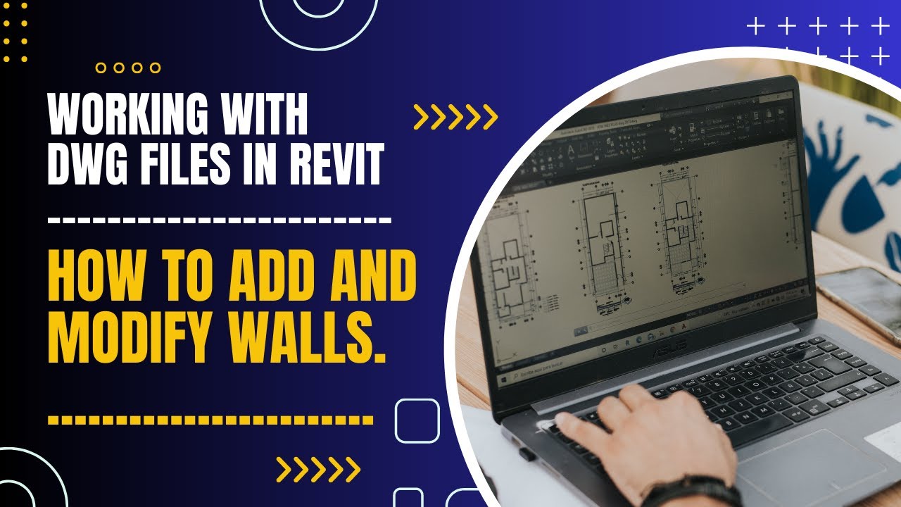 Working with DWG files in Revit How to add and modify walls - YouTube