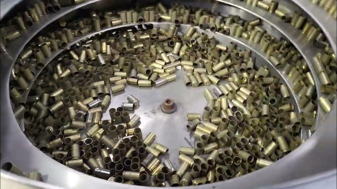 setting up feeder bowl brass sorter part2 range brass sorter - YouTube