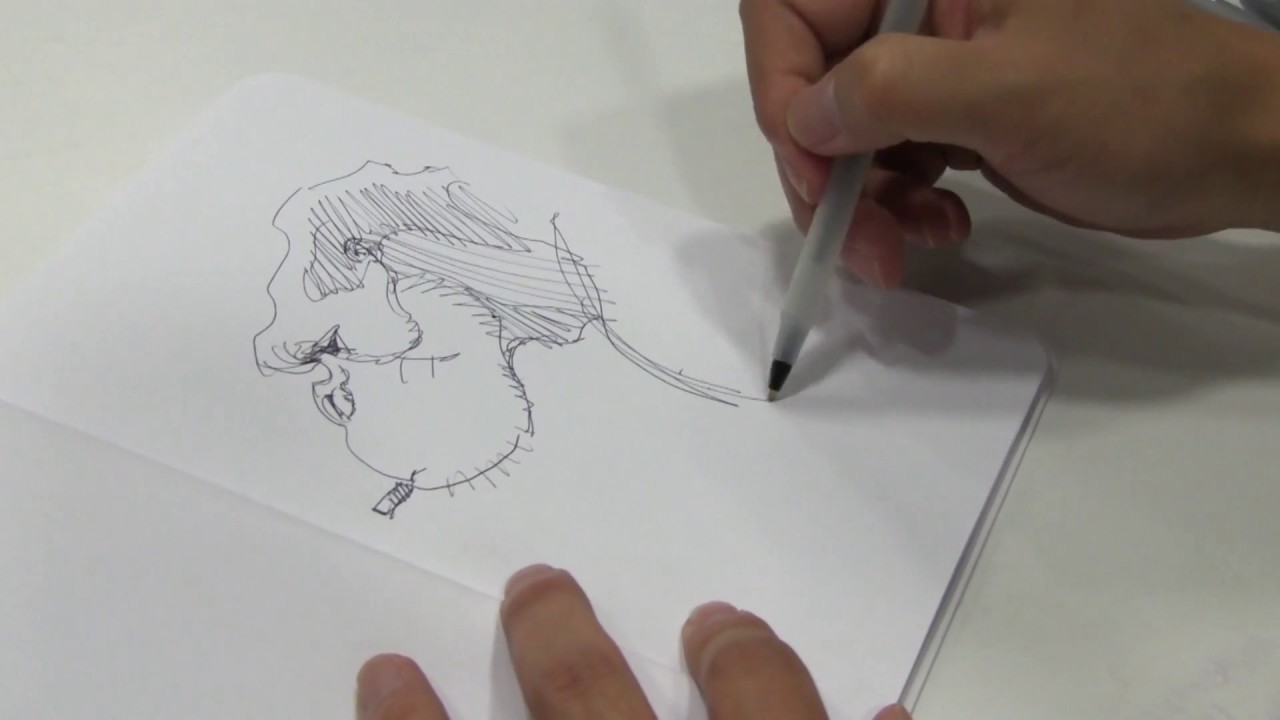 Frank Cho Sketching - YouTube