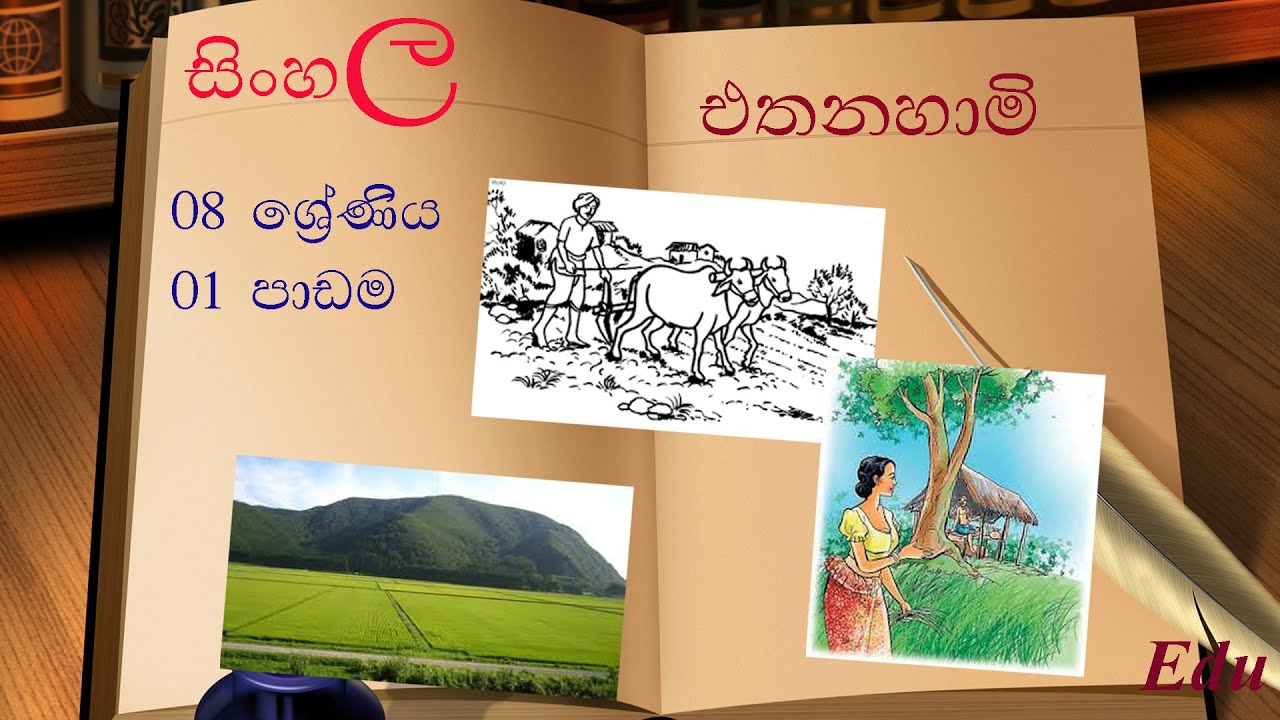 grade 08 sinhala lesson 01 සිංහල භාෂාව හා සාහිත්‍යය 08 ශ්‍රේණිය 01 පාඩම ...