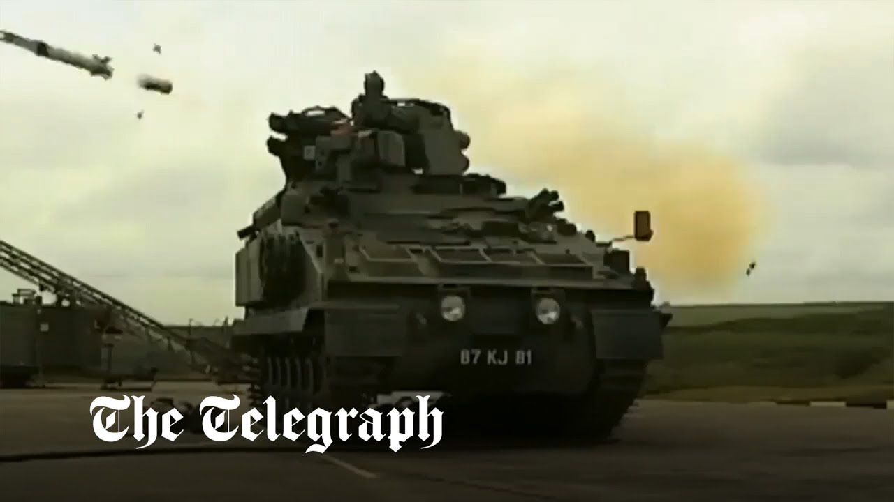First six British Stormer HVM anti-aircraft missile system arrive in ...