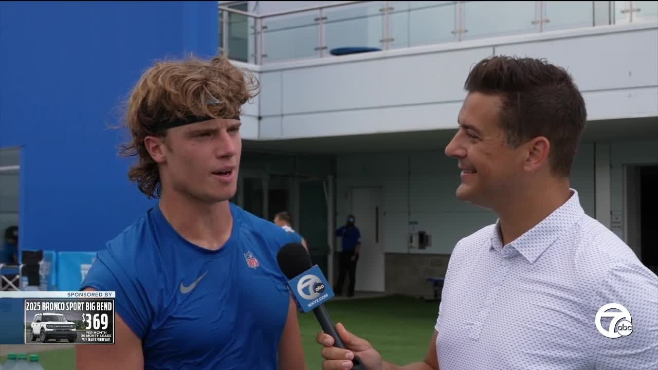 Interview: Lions WR Isaac TeSlaa talks dream coming true, mom’s viral ...