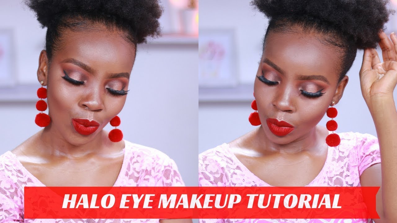 HALO EYE MAKEUP TUTORIAL | SKY BELLE - YouTube