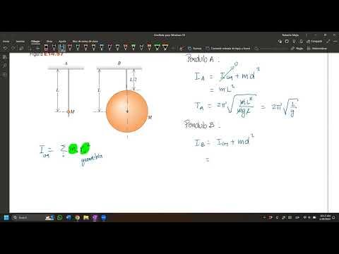 Ejercicios resueltos - El Péndulo Físico - YouTube