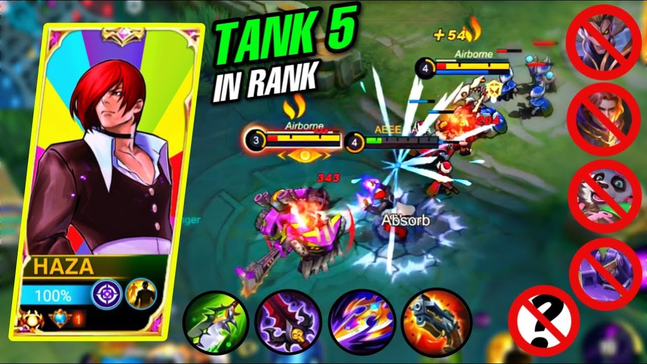 I MEET THE ENEMY PLAYER TANK 5 😂🔥 IN RANKED GAME WHO WIN? | CHOU BEST ...