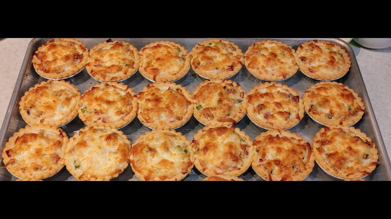 MINI QUICHE TARTS - YouTube
