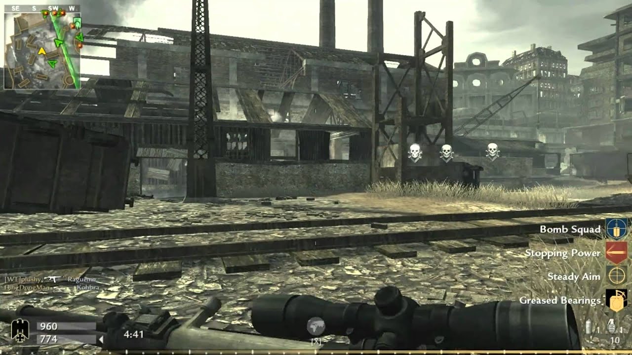 Call of Duty 5 World at War Sniper Montage [HD] - YouTube