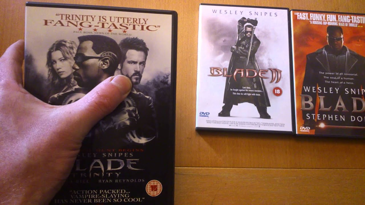 BLADE trilogy dvd boxset - YouTube
