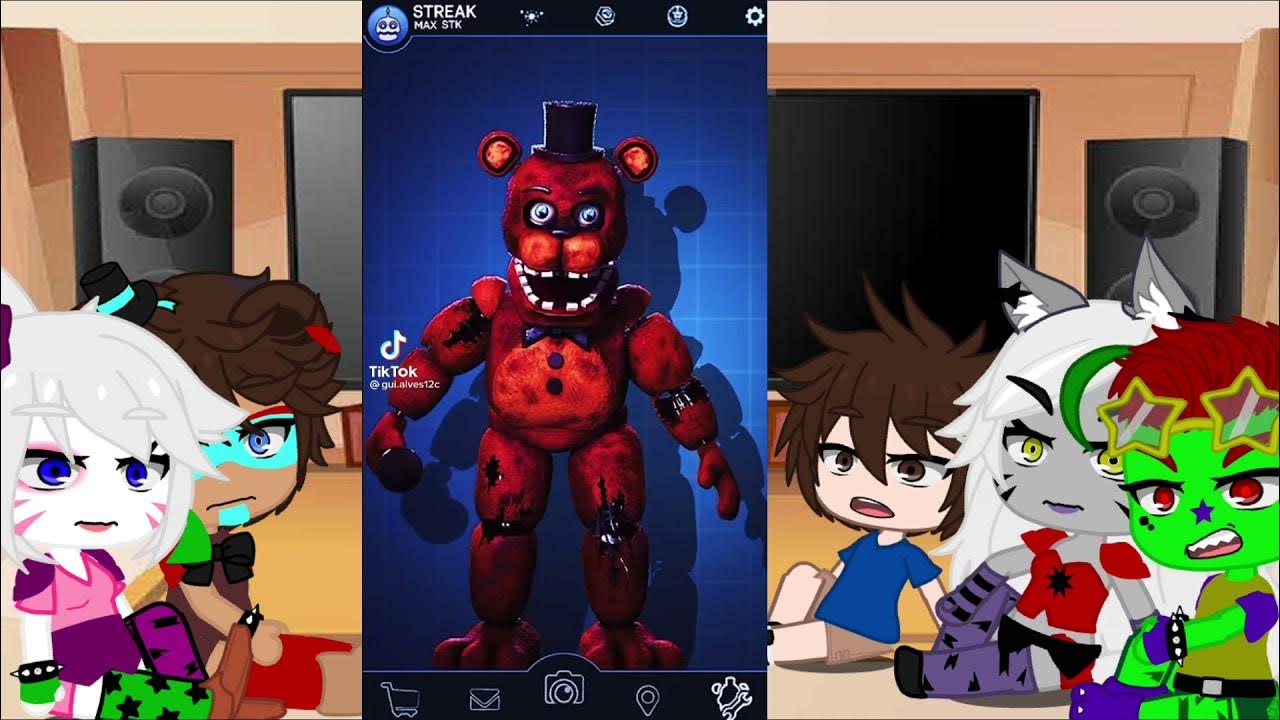 FNAF security breach react to other FNAFS! || gacha || hailovekyuu - YouTube