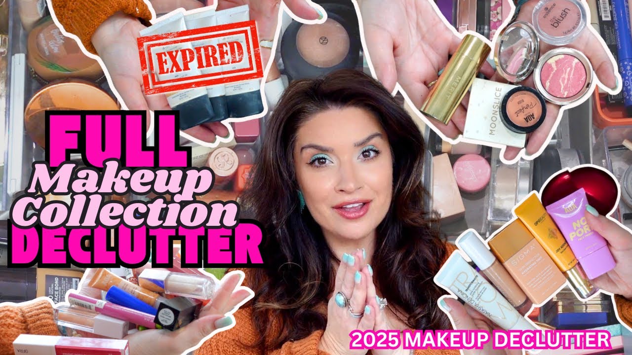 2025 FULL MAKEUP COLLECTION DECLUTTER .... ROUND 1 OF .... SO MANY TO COME... - YouTube