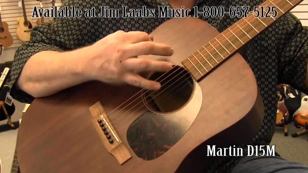 Martin D15M Acoustic Guitar Demo - YouTube