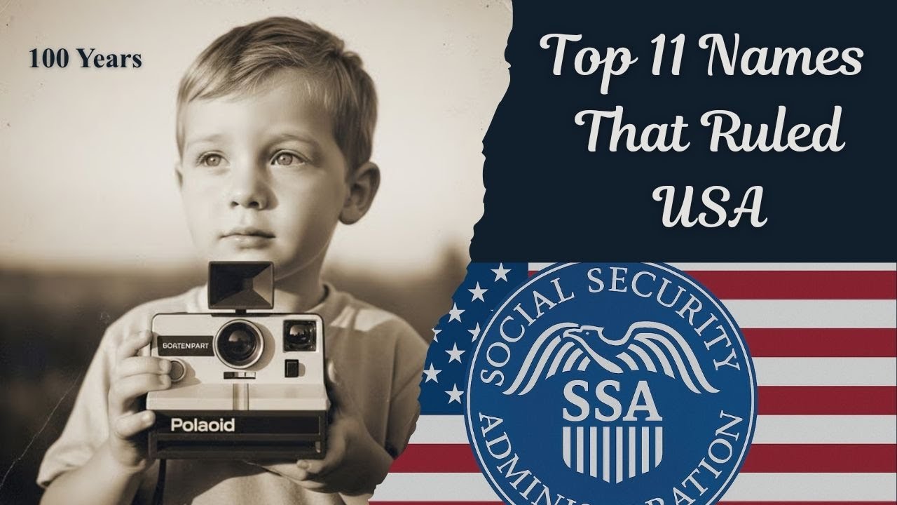 Top 11 American Boy Names That Ruled America (1925 To 2025) - YouTube