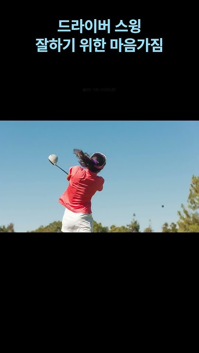 드라이버 스윙 잘하기 위한 마음가짐 1탄 골프 초보자들의 영원한 숙제 드라이버스윙 이렇게 극복하세요 골프스윙 골프초보 골프라운딩 드라이버스윙 골프팁
