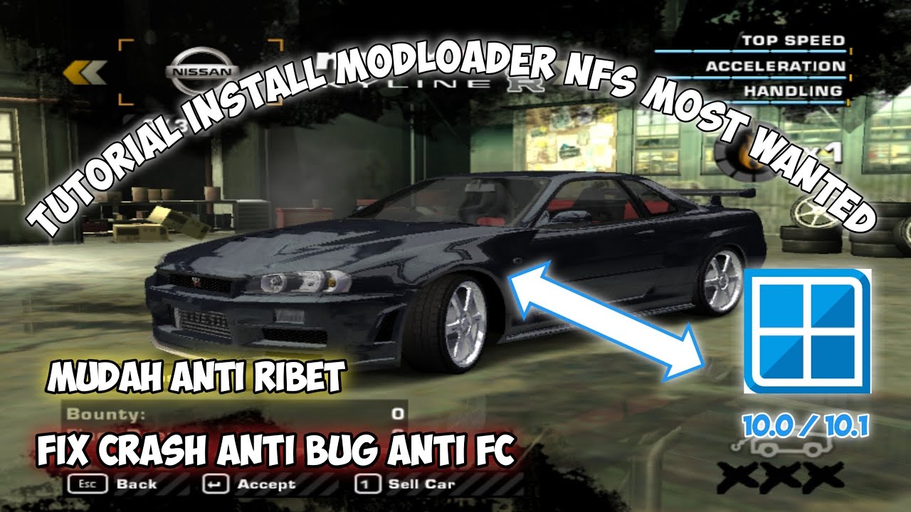 TUTORIAL LENGKAP INSTALL MODLOADER NEED FOR SPEED MOST WANTED - YouTube