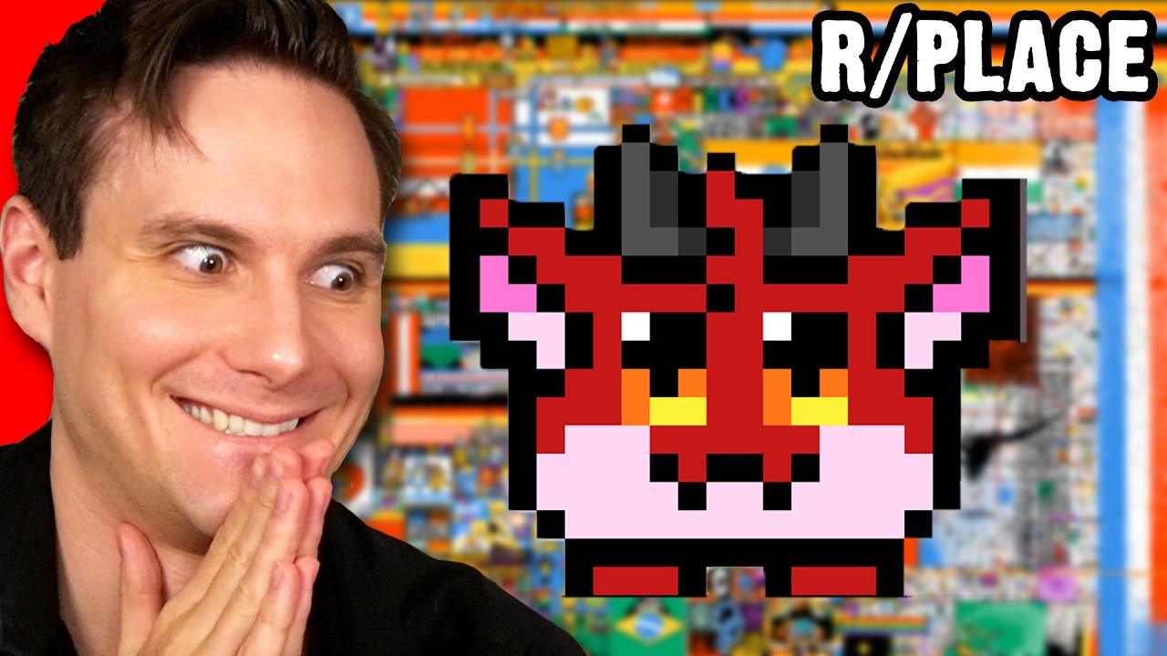 Adding 'Emotional Support Demon' to r/Place - YouTube