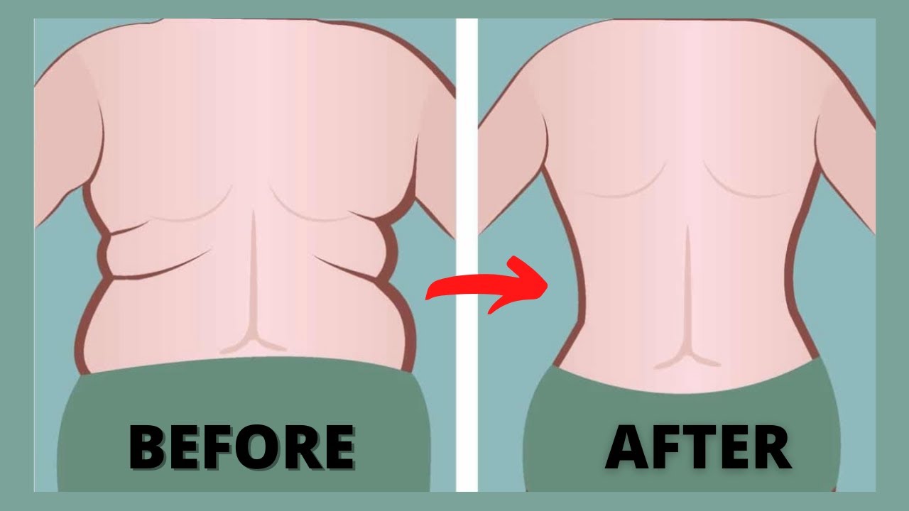 Ways To Reduce Side Fat & Tone Your Back[5 Min Workout][easy Exercises ...