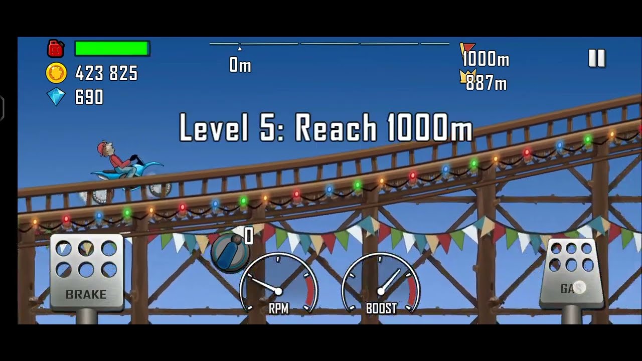 Hill climb racing gameplay - YouTube