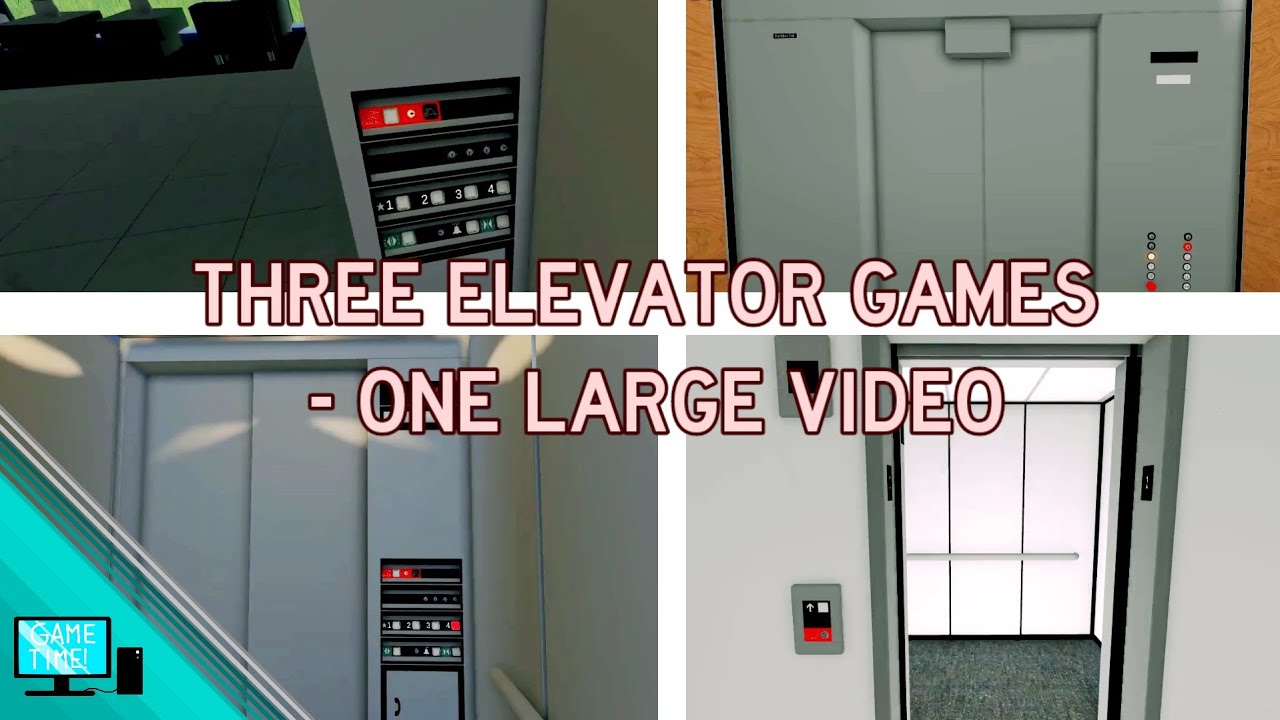 LOTS OF Elevators! Playing 3 Elevator Games In Office Buildings With ...
