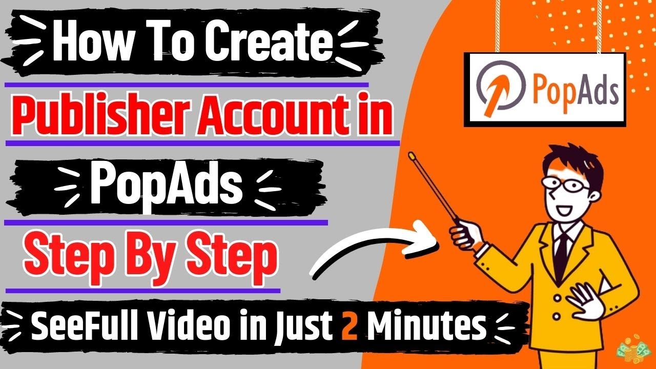 How To Create Publisher Account in PopAds || PopAds me Publisher ...