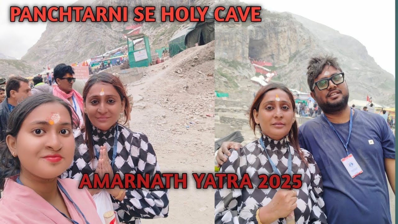 Amarnath Yatra 2025 - Panchtarni to Holy Cave Complete Darshan guide ...