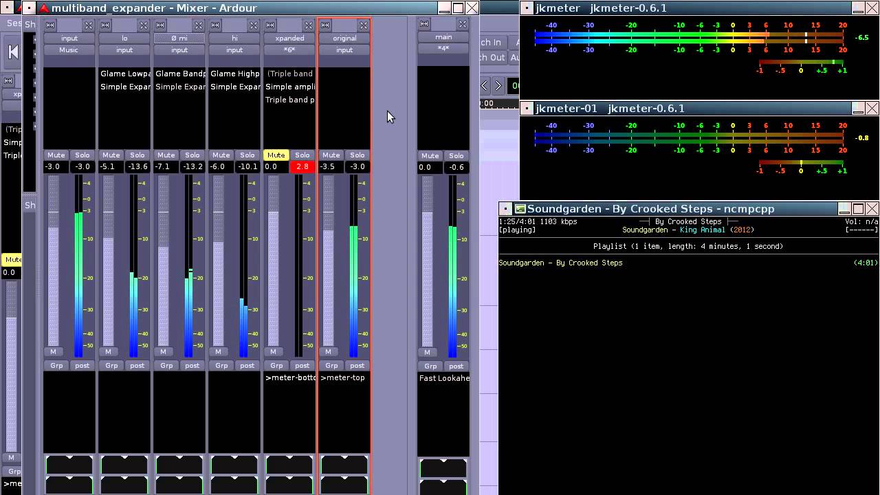 Multiband expander with Ardour (undo loudness war!) - YouTube