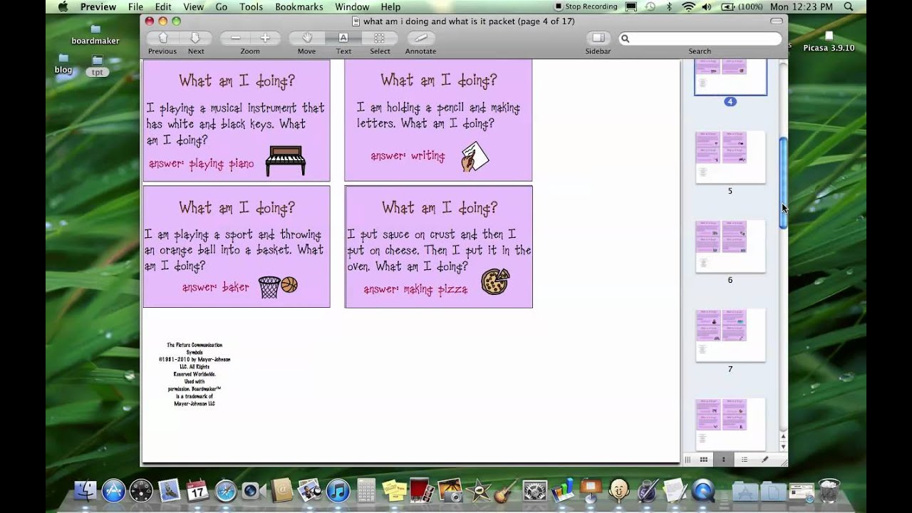 Product Preview - Making Inferences - What am I doing? & What is it ...