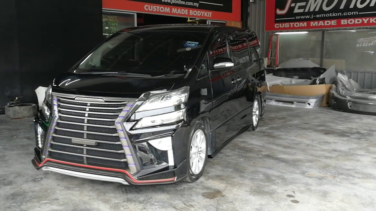 TOYOTA VELLFIRE 2008-14 J-EMOTION DESIGN AND CUSTOM MADE BODYKIT AND ...