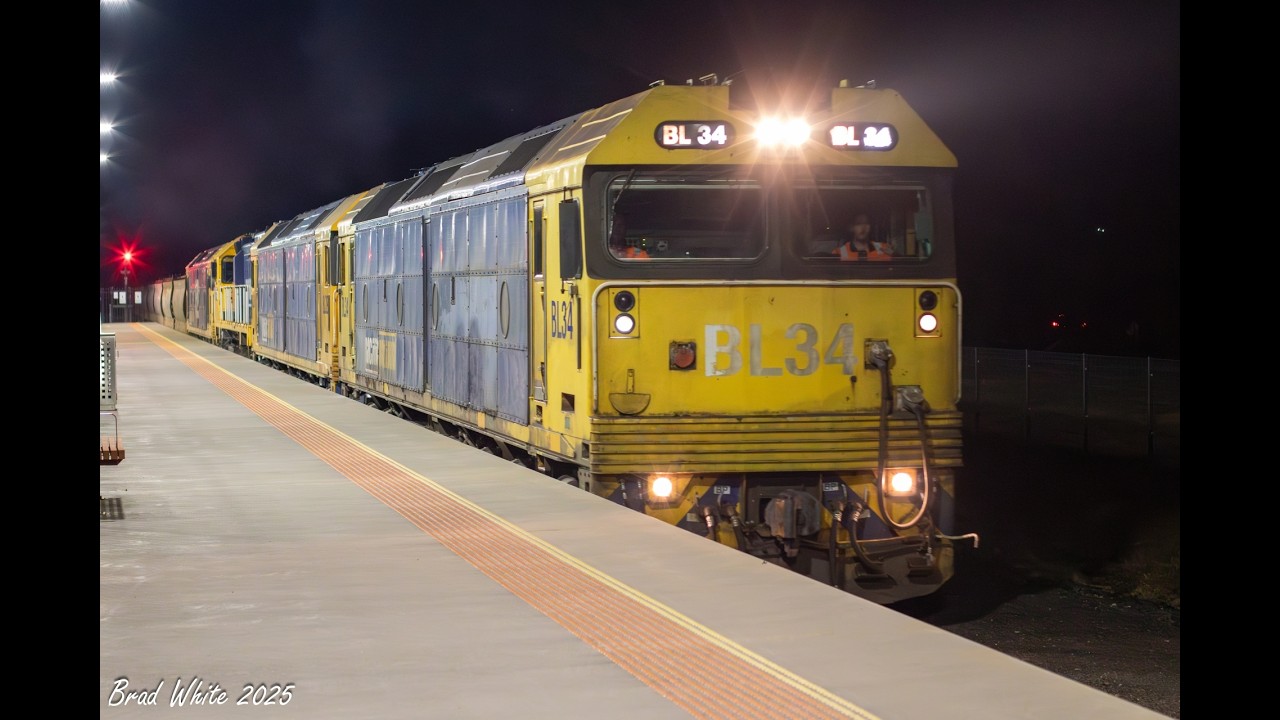 Another PN Quad led by BL34 on 9048 Deniliquin Grain- 23/5/25 - YouTube