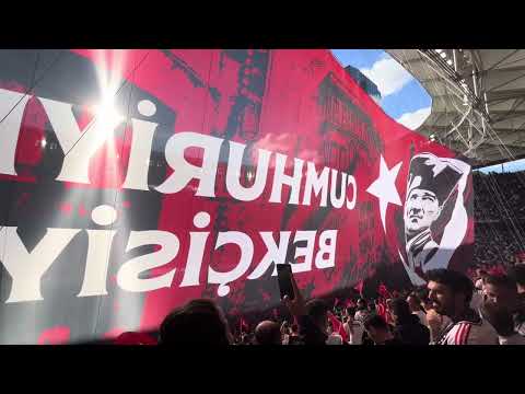 Beşiktaş konya tribün görüntüleri