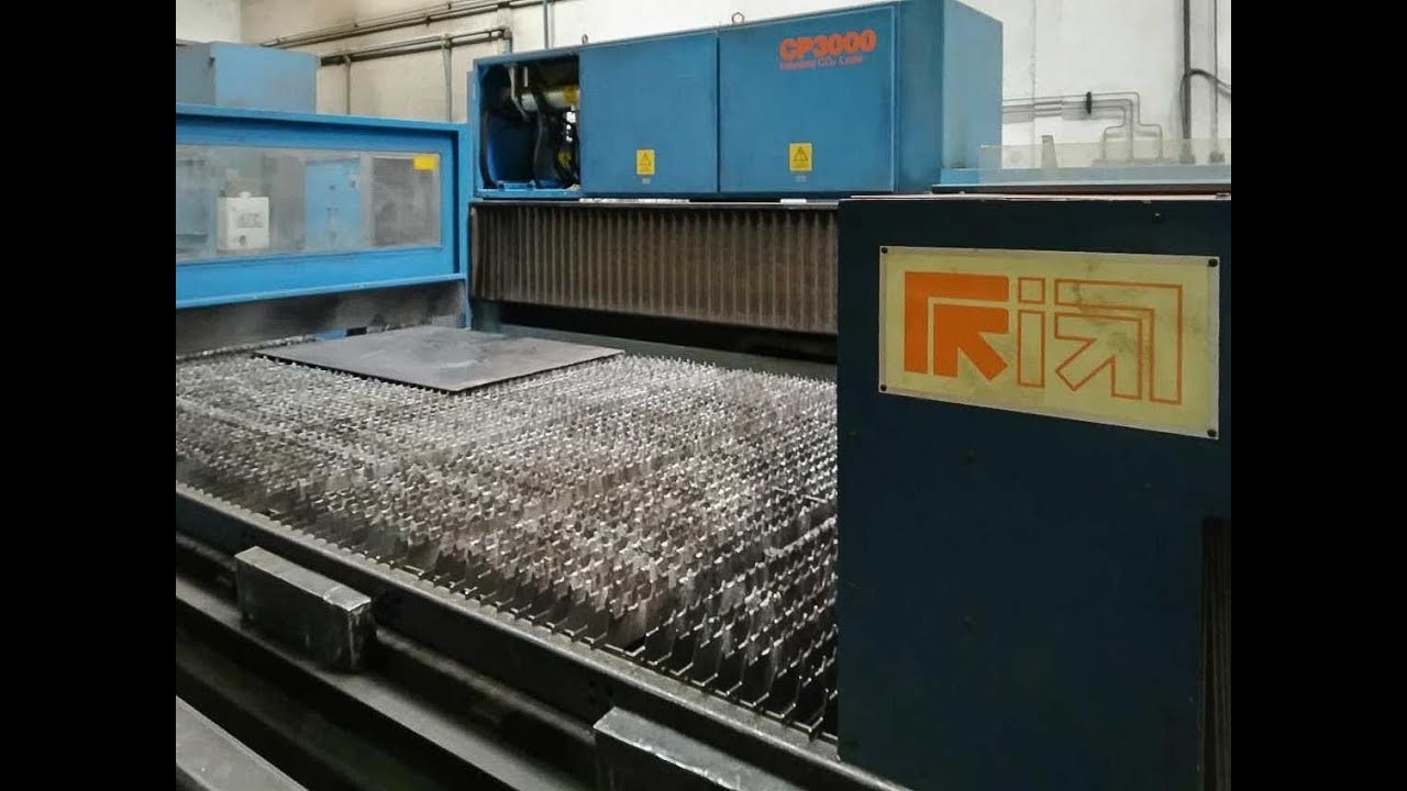 PRIMA PLATINO 2040 Laser cutting machine (CO2) (2007) id10184 - YouTube