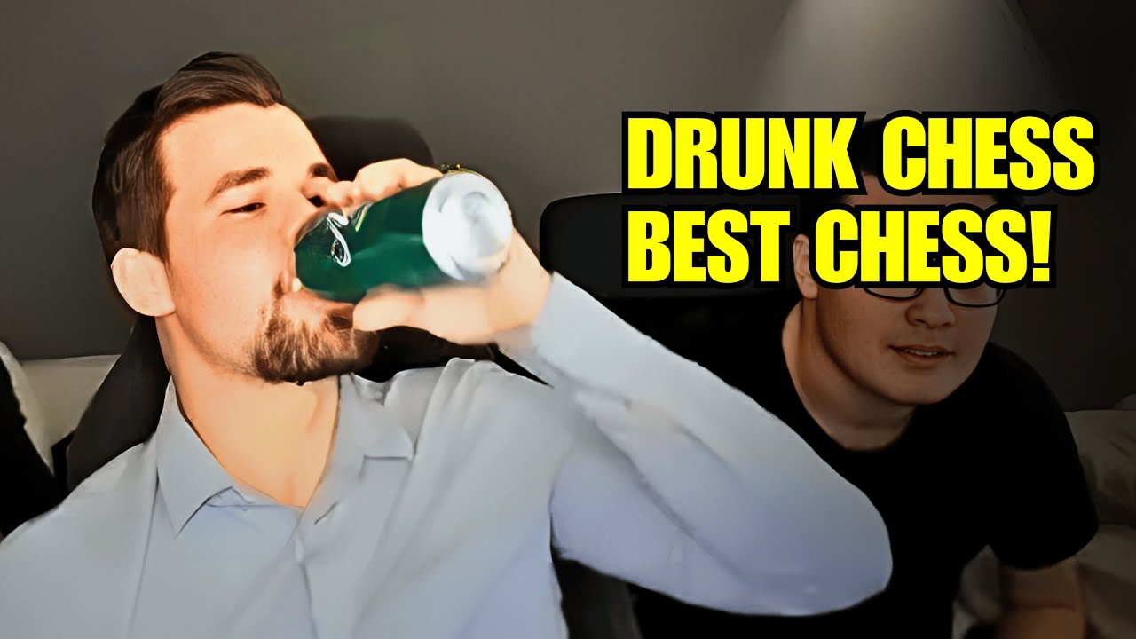 Drunk Magnus Carlsen DEMOLISHES GMs in Bullet while DRINKING with ...
