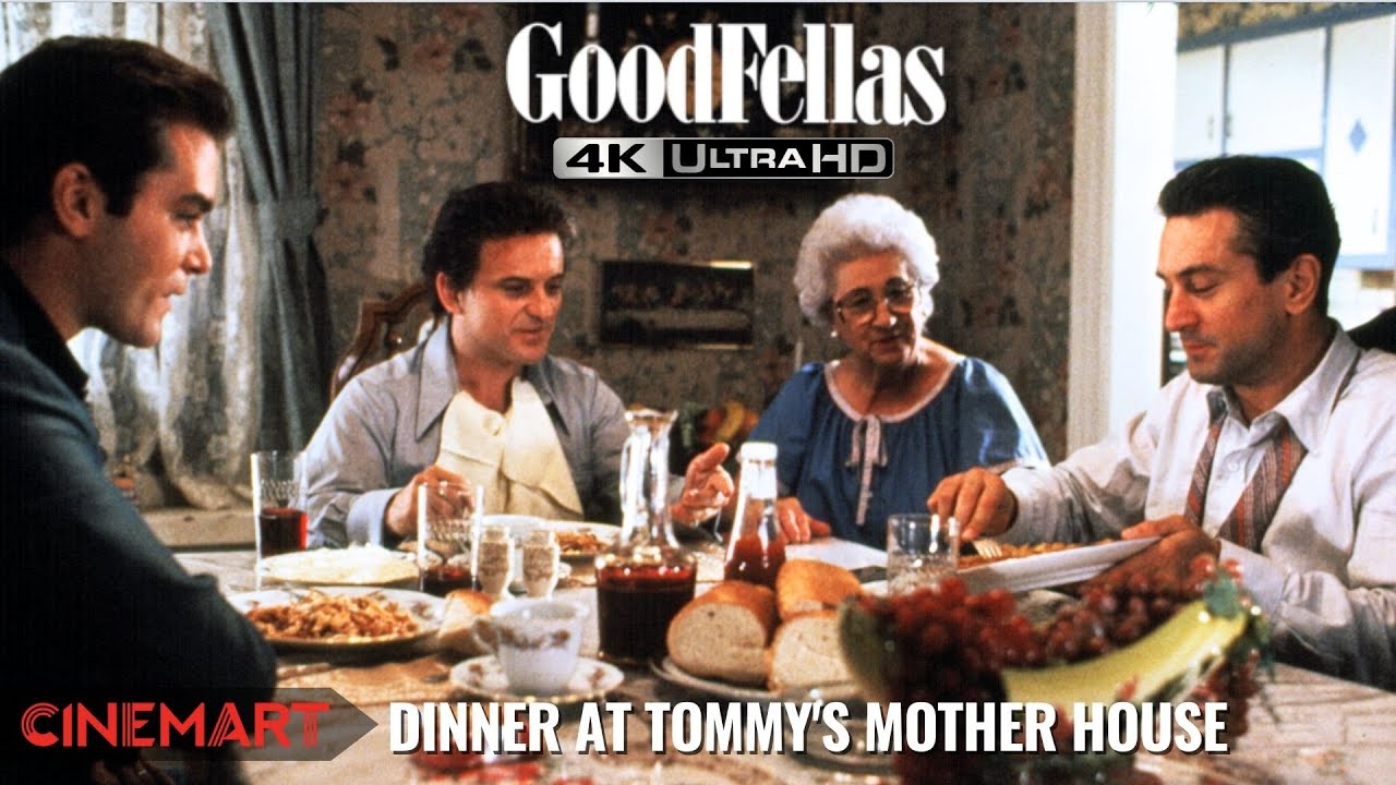 GOODFELLAS (1990) | Dinner at Tommy's Mother House Scene 4K UHD - YouTube