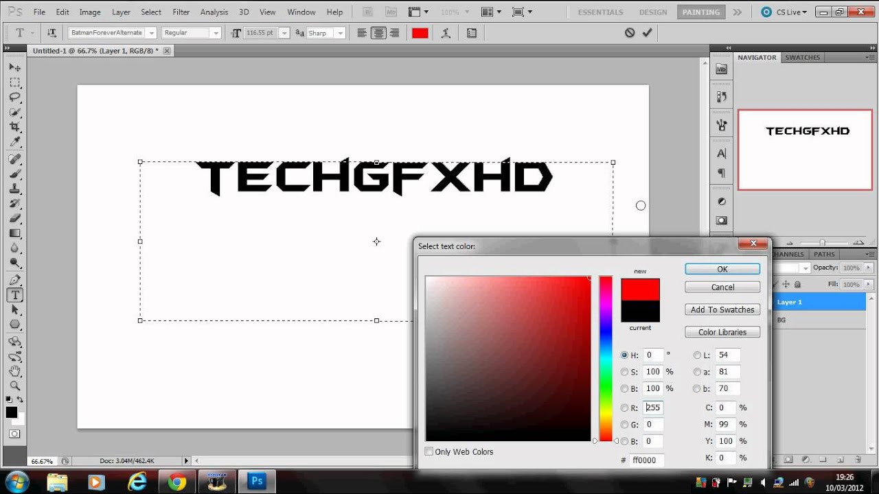 Photoshop Tutorials - How To Make a Good Design/Banner Text - YouTube