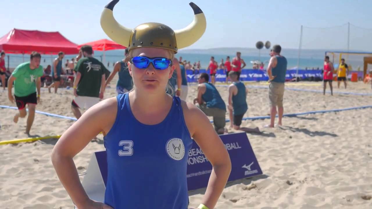 British Beach Handball Championships 2015 Newcastle Vikings - YouTube